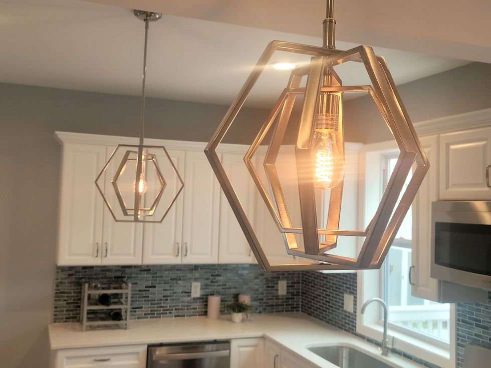 Overhead Lighting in Small Kitchens