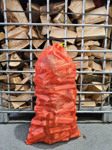 Net bag of kindling - Red | Harbourside Logs