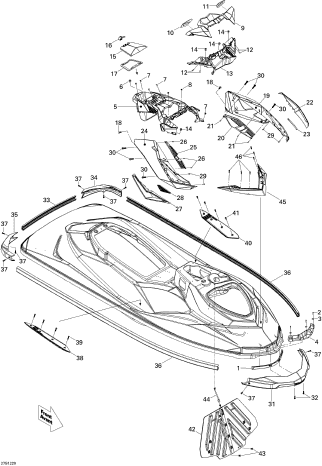 Seadoo Spark front bumper | seadoo-parts-repairs