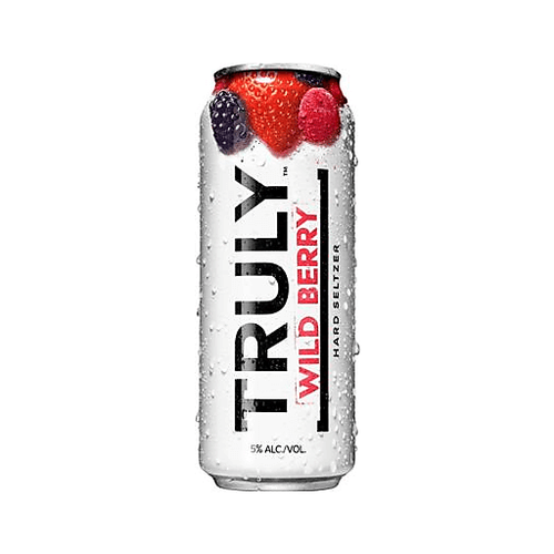 TRULY Wild Berry Hard Seltzer Single Can 24 oz | Crafted Selections