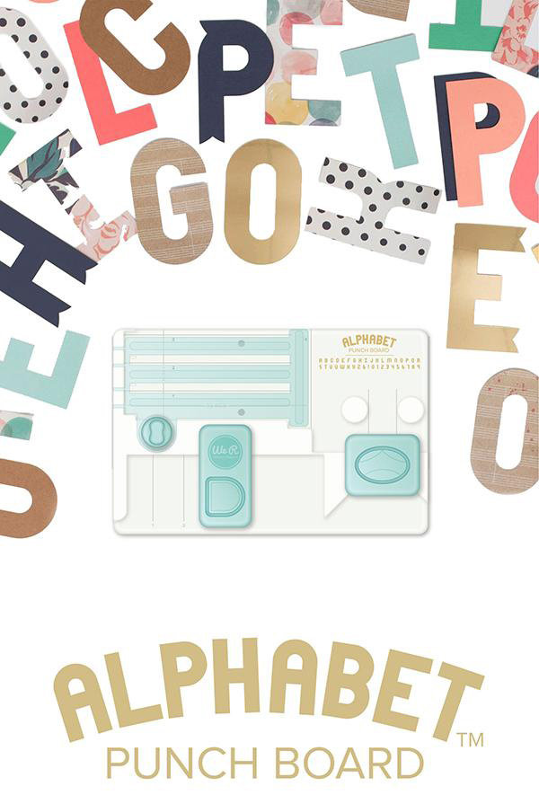 Alphabet Punch Board