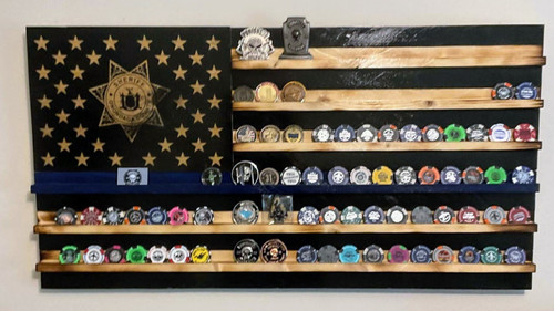 Challenge Coin Flags | Jackie's Wood Works