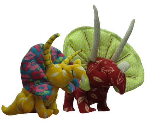 Dinosaur Triceratops sewing pattern | pcbangles