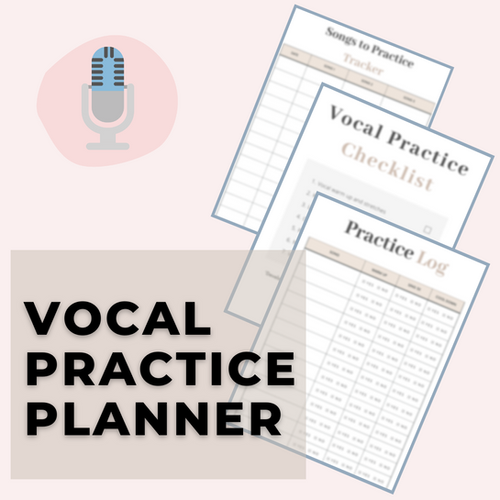 Vocal Practice Planner Bundle | Tina's Vocal Studio