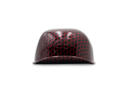 Custom Kandy Red HoneyComb Doughboy Mikes Pro Lid novelty helmet | bagrbuck