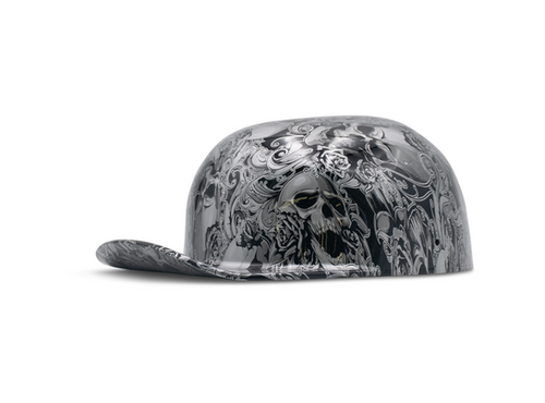 [Custom Silver Filigree Doughboy Mikes Pro Lid novelty helmet] | bagrbuck