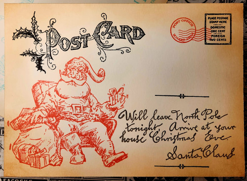 Christmas 1931 Postcard | Ingk