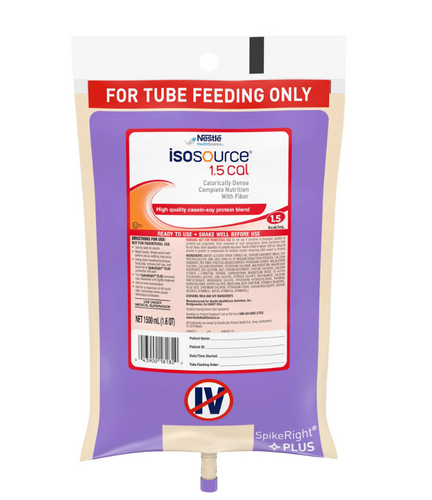 Isosource 1.5 Cal Tube Feeding Formula, Bag | WONACE Medical Supply