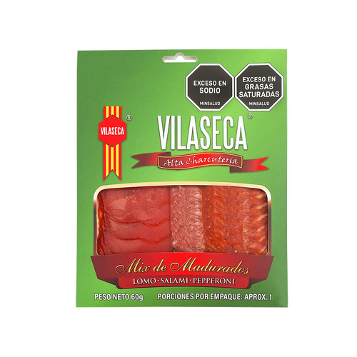 Mix de Madurados Lomo, Salami y Pepperoni x60g | Vilaseca