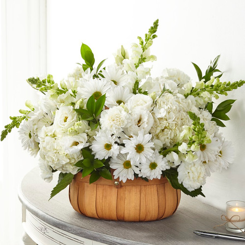 The FTD® Pure Ivory™ Basket | FTH Floral