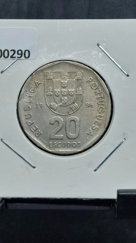 20 Escudos - 1986 | XRM Numismática