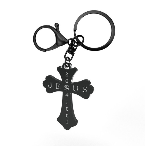 Jesus Cross Keychain | Gsus Music Ministry