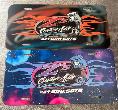 Custom License Plate | Zs Custom Auto Llc