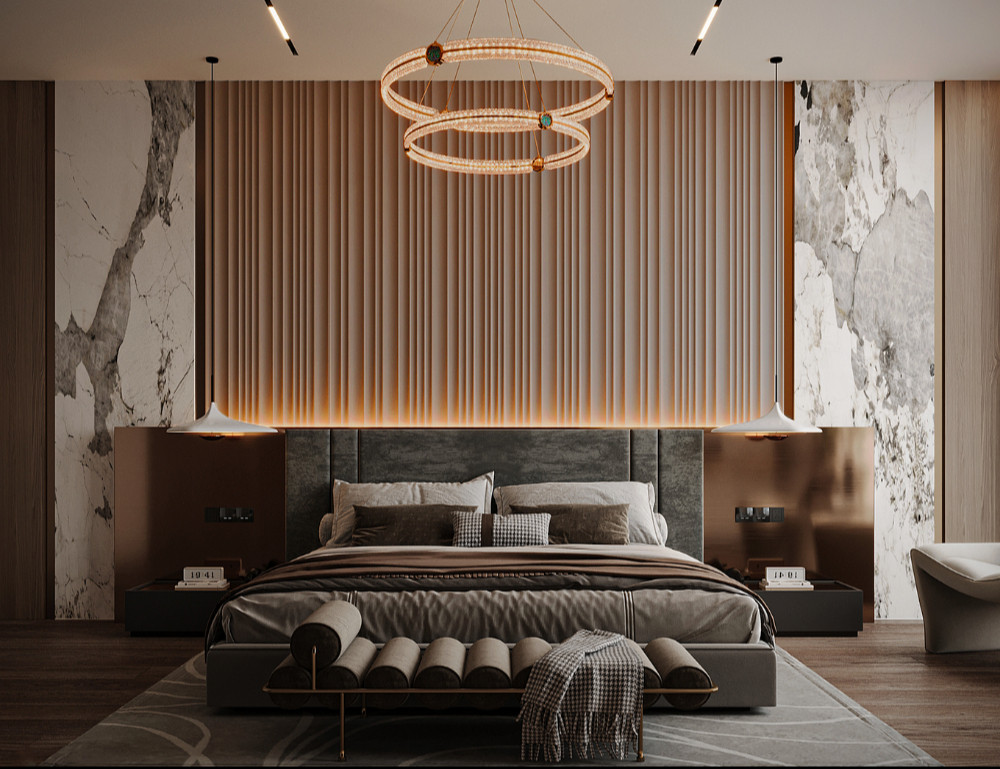 Introducing the 2025 Trendiest Feature Wall: Concave Fluted Panels in ...
