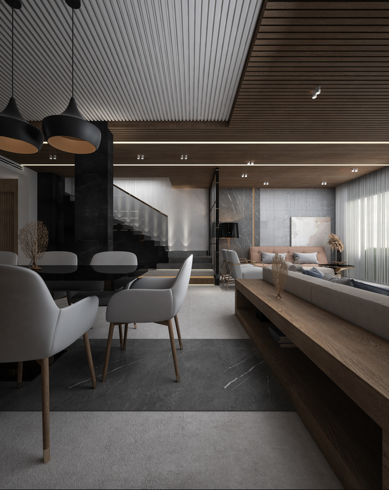 FLUTED PANEL CEILING