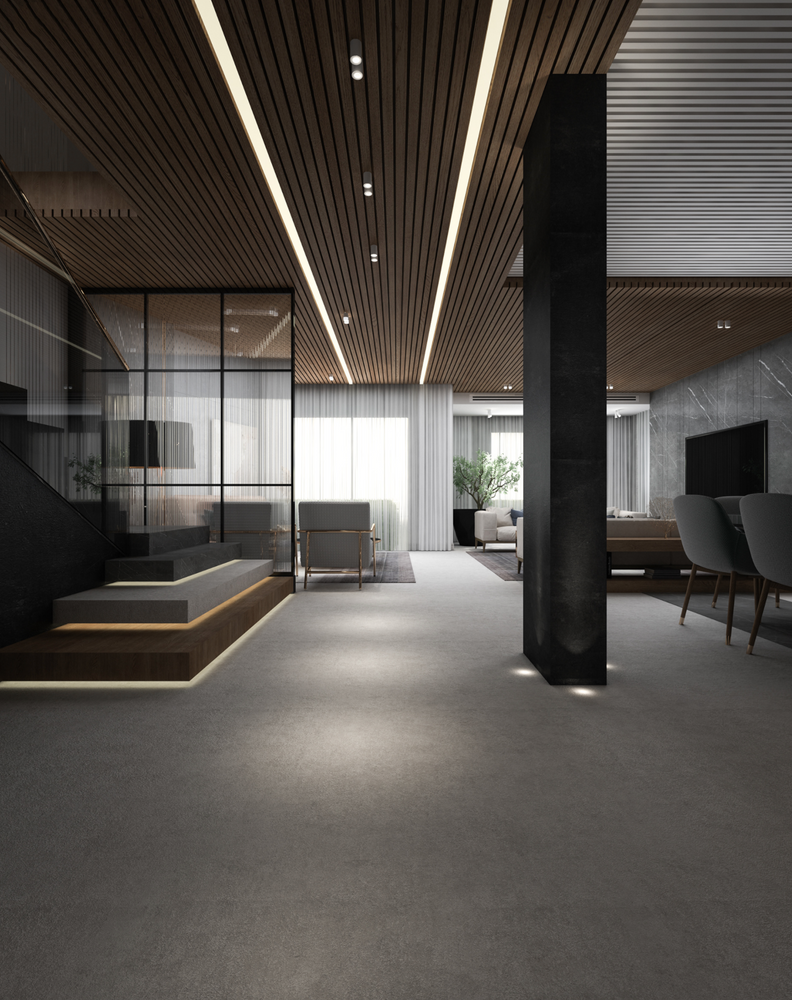 FLUTED PANEL CEILING