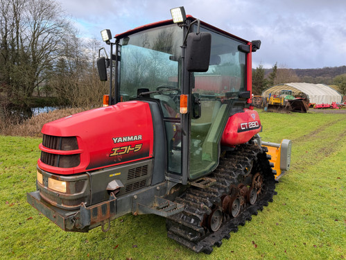 YANMAR CT280 Track Compact Tractor & New 5ft Flail Mower *** NICE ...