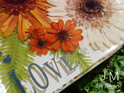 'Show Your Love' - Heart | J M Art Resin