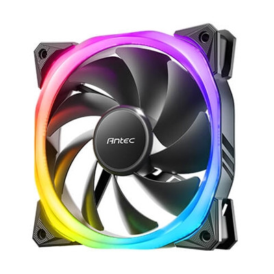 Antec Fusion 120mm ARGB, Black, Upto 2000RPM, 57.93CFM Airflow, 31.24dB ...