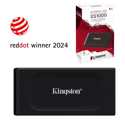 Kingston XS1000 (SXS1000/1000G) 1TB Portable External SSD, Read 1050MB ...