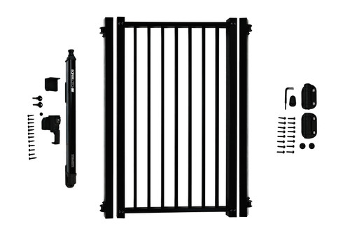 UVITA® Aluminum Self-Locking Pool Fence Gate with Lock and Posts ...