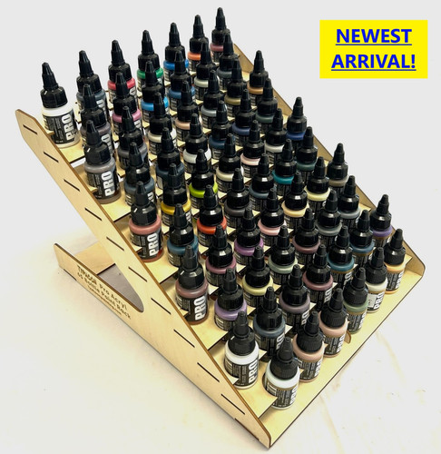 Typhoon 65 bottle Pro Acryl paint rack, Monument Hobbies Paints ...