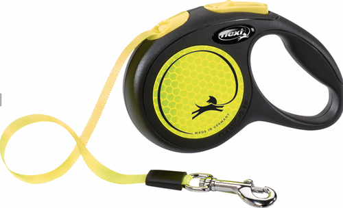 Flexi New Neon Gurt Leine | TPC Dog Store