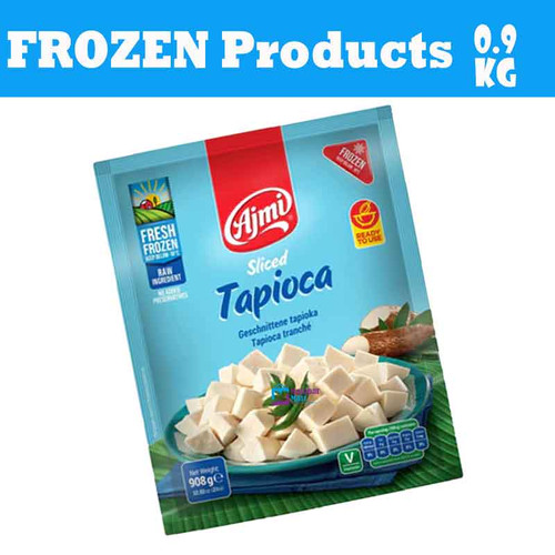 Ajmi Sliced Tapioca (Frozen) *(local delivery only) | Malabar Mart