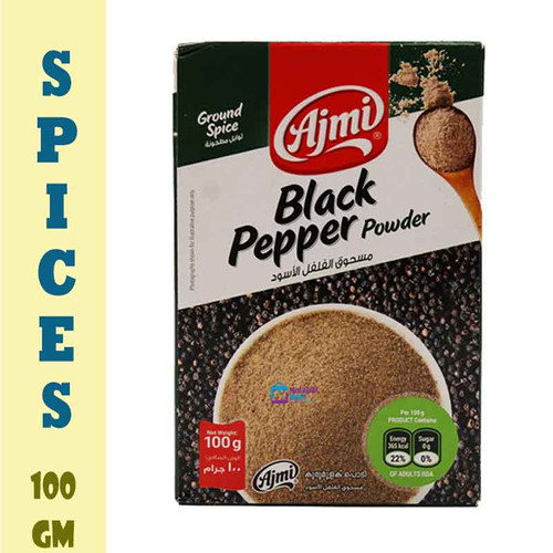 AJMI Black Pepper POWDER 100 GM | MalabarMart
