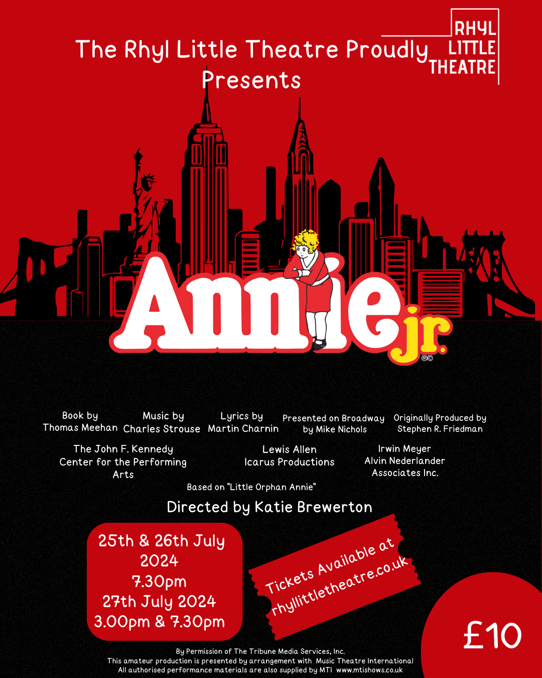 Annie Jr | Rhyllittletheatre