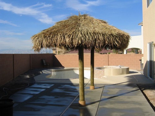 8'x16' TO 12'X24' BAJA OVAL CANCUN HUT-2 POLE | tropicalshadeimports