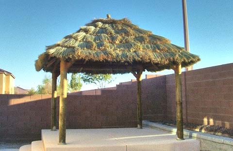 11'-20' FIJI THATCH SQUARE HUT | tropicalshadeimports