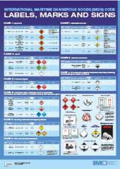 IMO223E - Poster: IMDG Code Labels, Marks & Signs | Canada Nautical