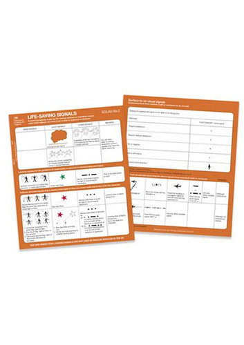 SOLAS No. 2 A5 card | Canada Nautical