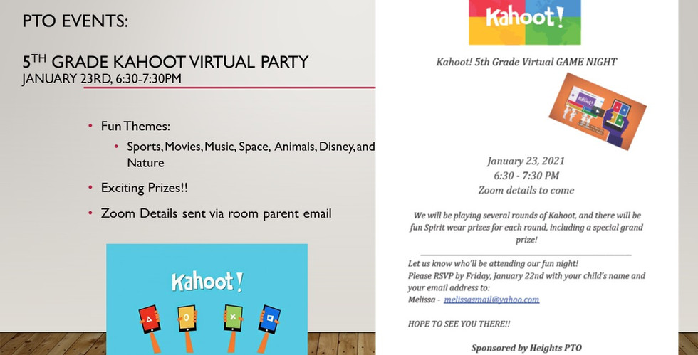 Past PTO Meetings | Heights Elem PTO