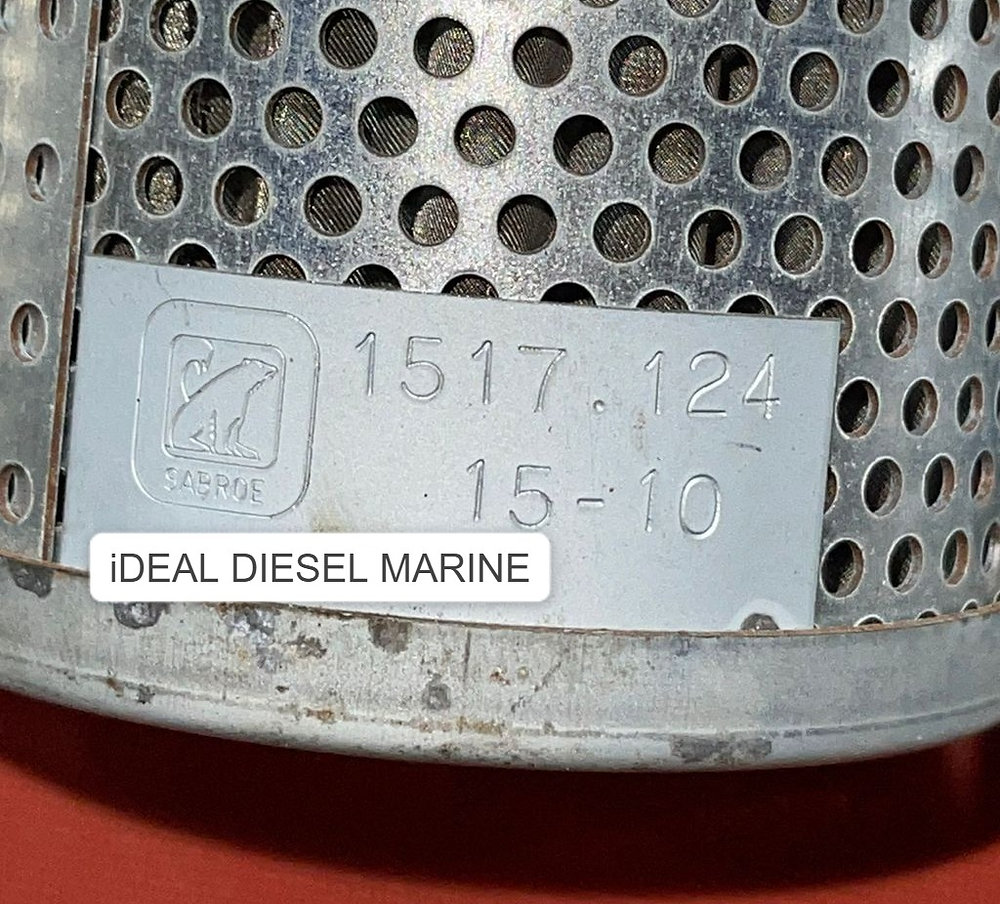 Sabroe-cmo-26 P/n 1517-124-Oil filter element-Pos no 60A-delta P 10-compressor filter,