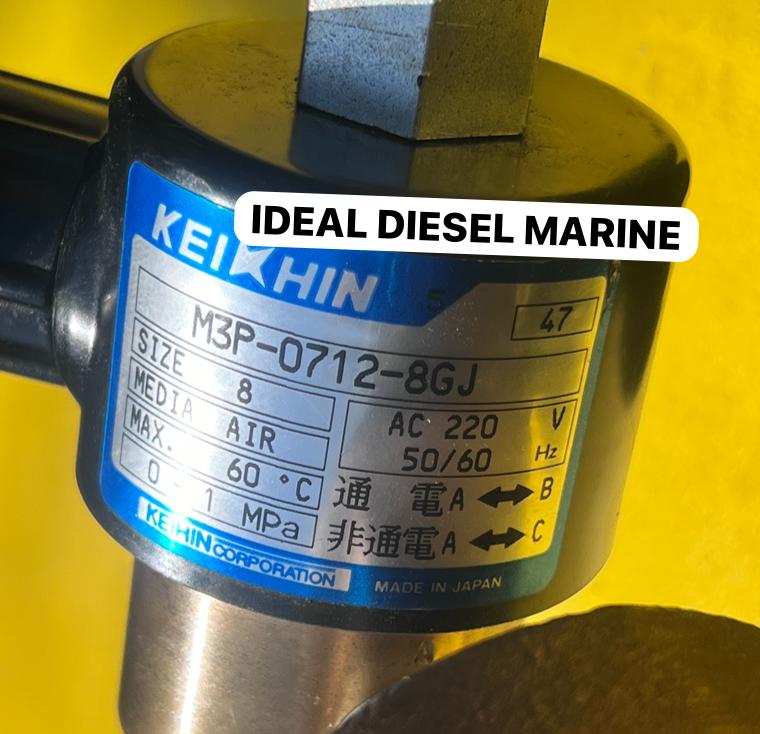 KEIHIN M3P-0712-8GJ OWS Three way valve P3-40 big-K 220v 50/60hz oily ...