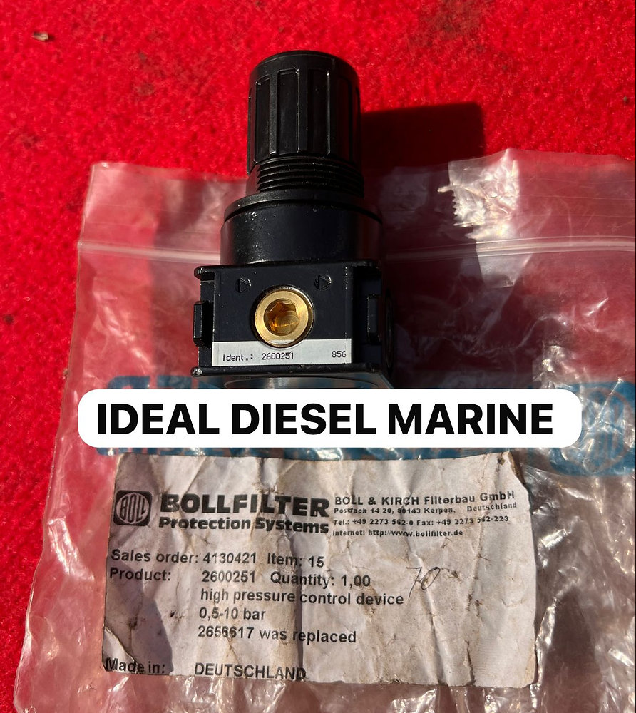 Boll filter 2600251 high pressure control device. 0.5-10 bar