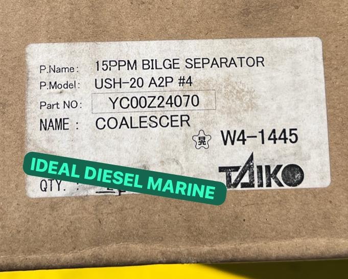 Taiko kikai YC00Z24070 USH-20 coalescer for 15PPM BILGE SEPARATOR