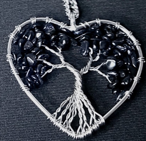 Obsidian Tree of Life Pendant | Empowered Counseling