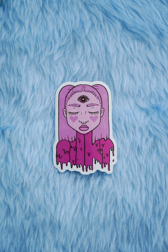 Classic Silky Sticker | ART BY SILKY