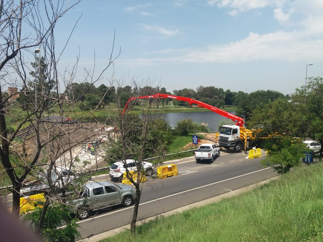 Benoni Lake Dam Wall