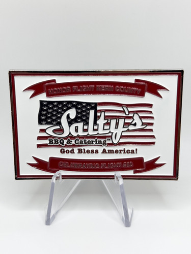 2024 SALTY’S BBQ HONOR FLIGHT CHALLENGE COIN (not for sale) CLIENT ...