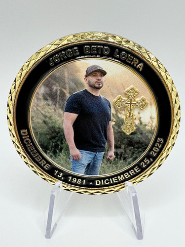 JORGE LOERA MEMORIAL CHALLENGE COIN (not for sale) CUSTOM ORDER ...