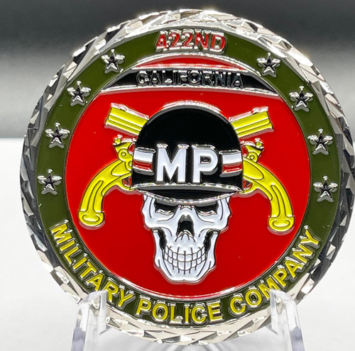 US ARMY 422nd MILITARY POLICE COMPANY COIN | MARTINEZ-MARTINEZ LI