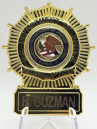 BUREAU OF PRISONS BADGE (not for sale) CUSTOMER CUSTOM ORDER | MARTINEZ ...