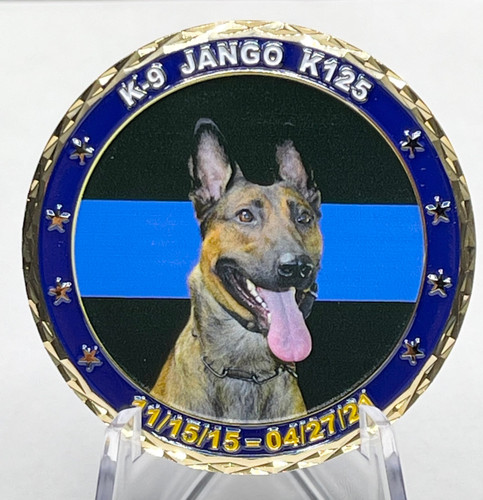 BAKERSFIELD POLICE K9 JANGO MEMORIAL COIN | MARTINEZ-MARTINEZ LI