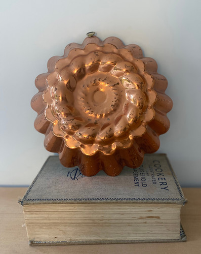 Vintage Fluted Copper Mould | daffodilsandrhubarb