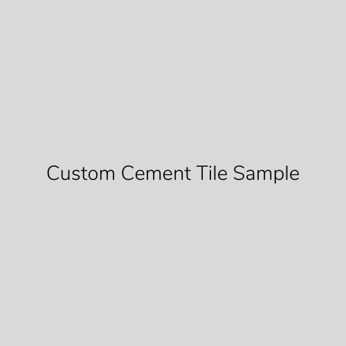 Custom Cement Tile Sample | Sabine Hill