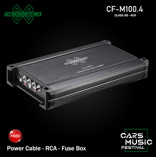 CROSSFIRE M100.4 4-channel power amplifier | Ultra Sound Auto Acc